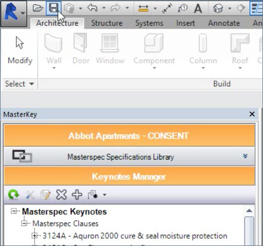 MasterKey for Revit - Linking to Masterspec - Masterspec